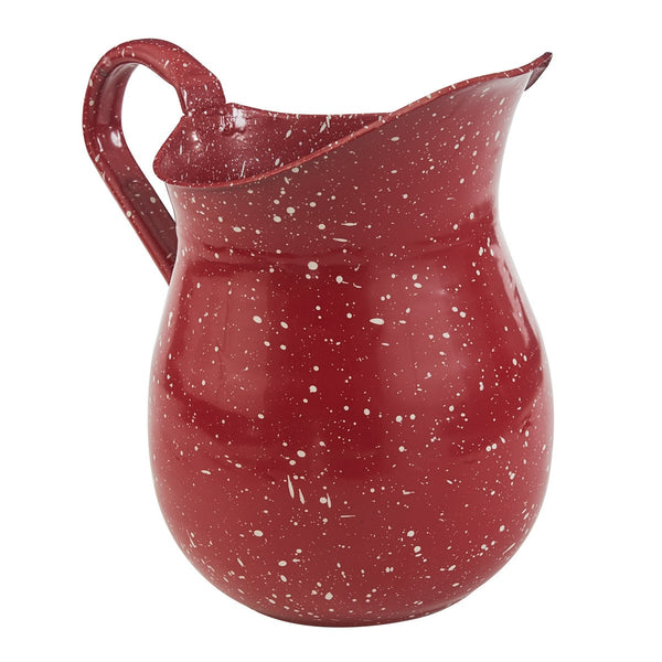 Enamelware Red Pitcher - Retro Barn Country Linens
