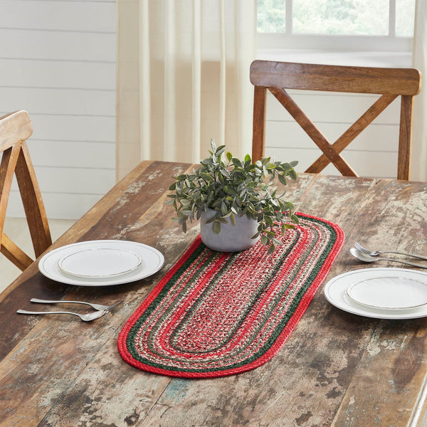 Forrester Braided Table Runner - Retro Barn Country Linens