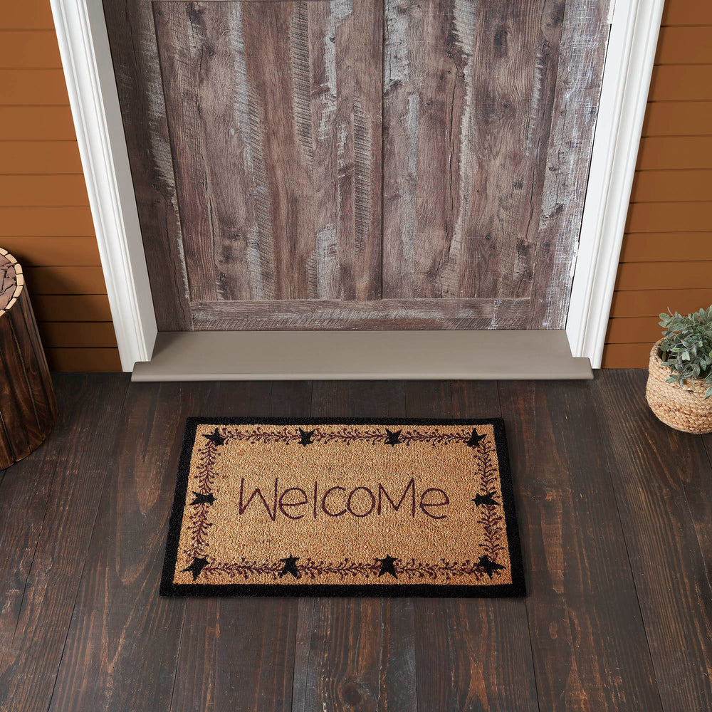 Tufted Coir Welcome Mats - Retro Barn Country Linens