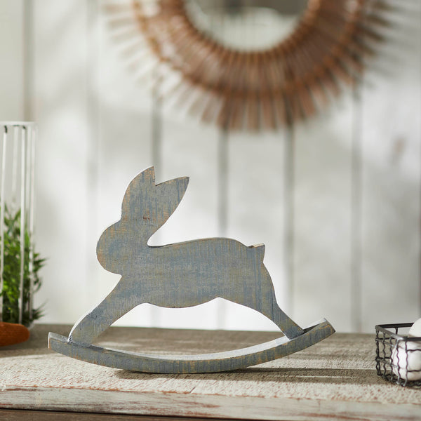 Bunny Hop Mini Rocking Bunny - Retro Barn Country Linens