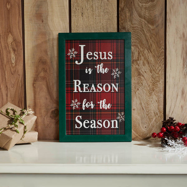 Jesus is the Reason Wall Sign - Retro Barn Country Linens