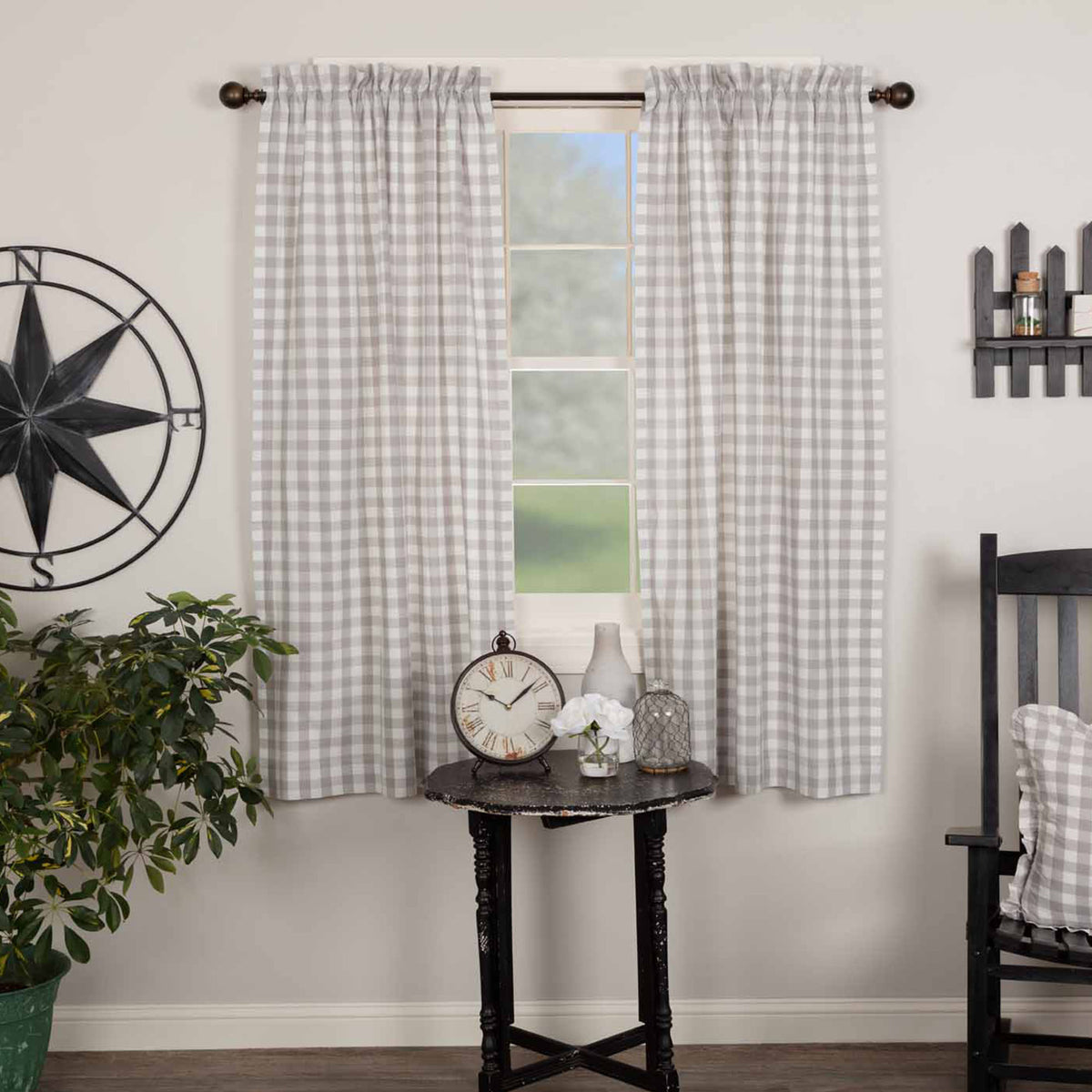 Country Style Curtains - Retro Barn Country Linens