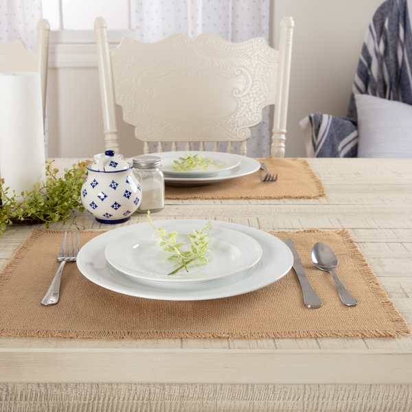 Burlap Natural Collection - Rustic Table Linens, Bedding Accessories ...