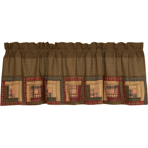 Tea Cabin Patchwork Valance - Retro Barn Country Linens