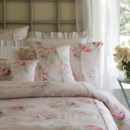 Pink Shore Rose Bedding Collection by Taylor Linens - Retro Barn ...