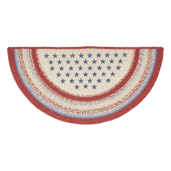 Celebration Jute Half Circle Rug - Retro Barn Country Linens
