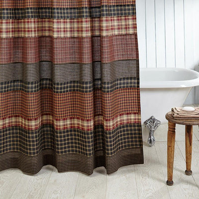 Country Shower Curtains - Western, Patchwork, Lodge - Retro Barn ...