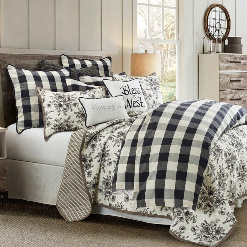 Modern Farmhouse Bedding - Retro Barn Country Linens