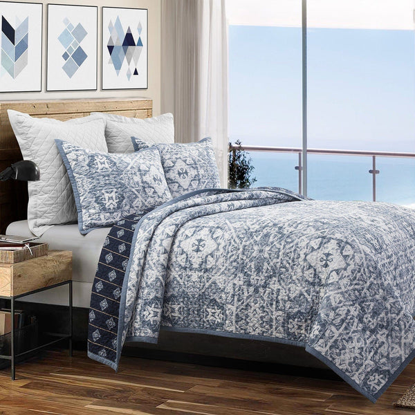 Skyler Reversible Quilt Set - Retro Barn Country Linens